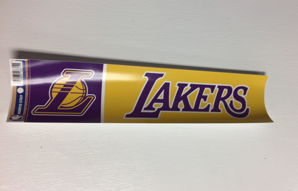 Los Angeles Lakers Bumper Sticker NEW!! 3 x 11 Inches Free Shipping! W ...