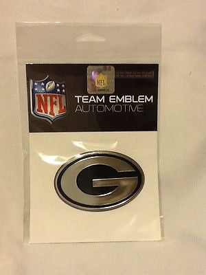 Green Bay Packers Logo 3D Chrome Auto Emblem NEW!! Truck or Car! – Hub ...