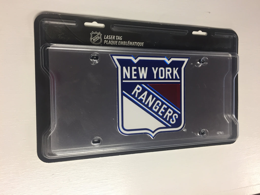 New York Rangers Laser Cut Mirror License Plate NEW!! – Hub City Sports
