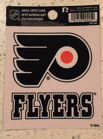 Philadelphia Flyers Static Cling Sticker Decal NEW!! Window or Car! Wo ...